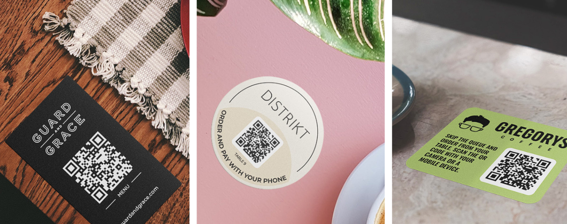 Contactless QR Code Menu Stickers: Case Study | EXELPrint Case Study